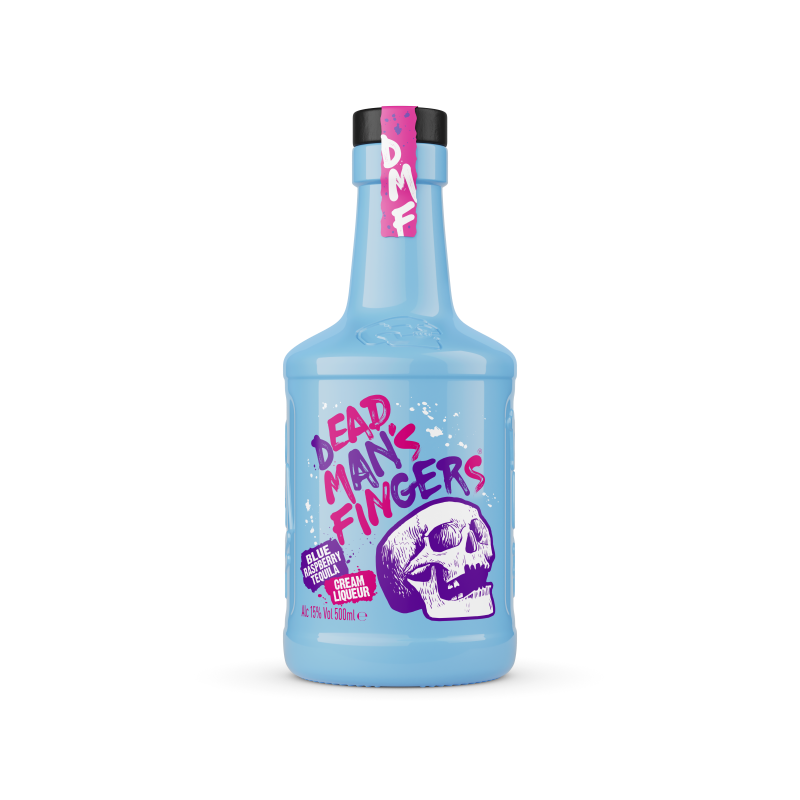 Dead Mans Fingers Blue Raspberry Tequila Cream 50cl – The Drop Store