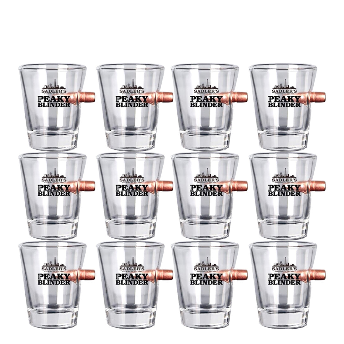 Sadler's Peaky Blinder Bullet Shot Glass 12 Pack – The Drop Store